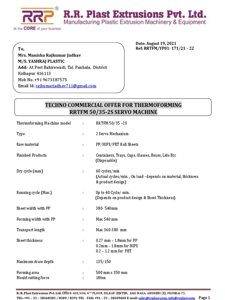 Quatation 4 | PDF | Electric Motor | Mechanical Engineering