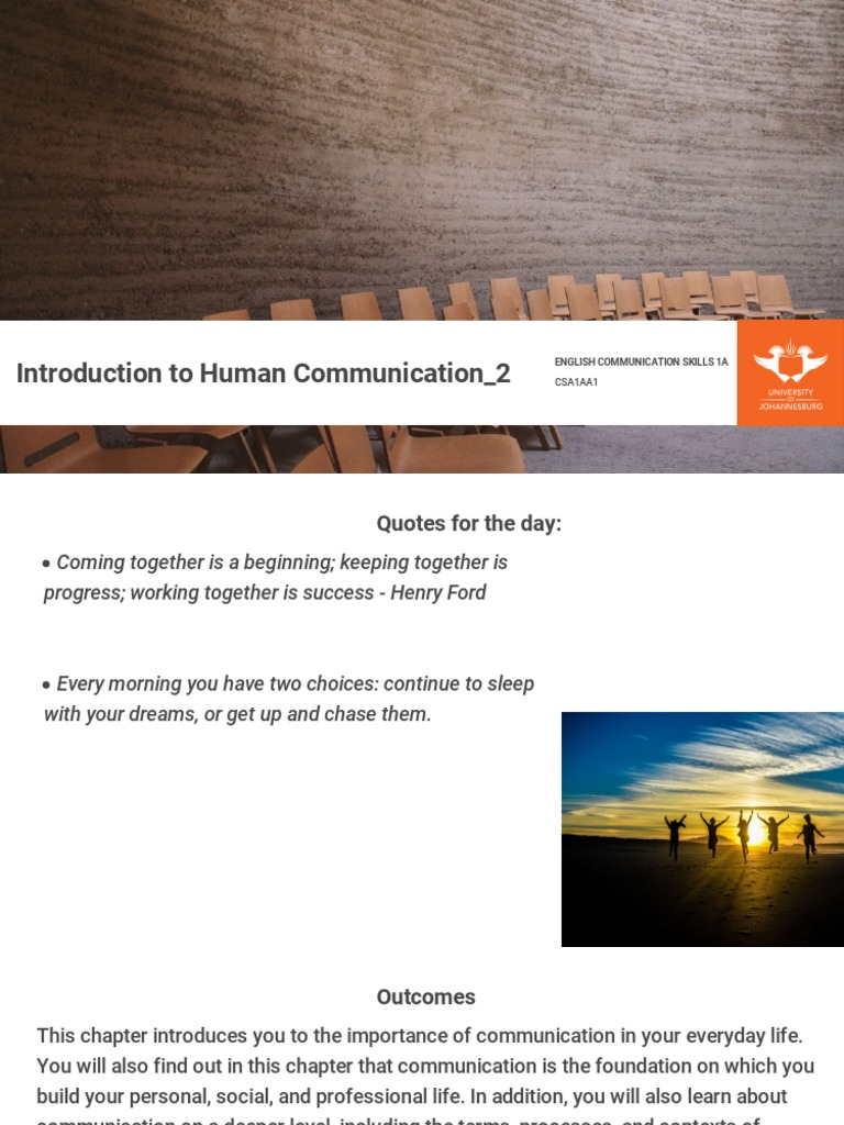 Understanding Communication Principles | PDF | Communication | Interpersonal Communication