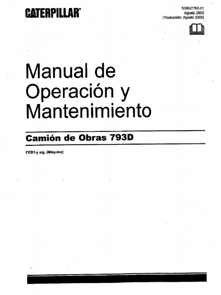 Manual Camion CAT 793D | PDF