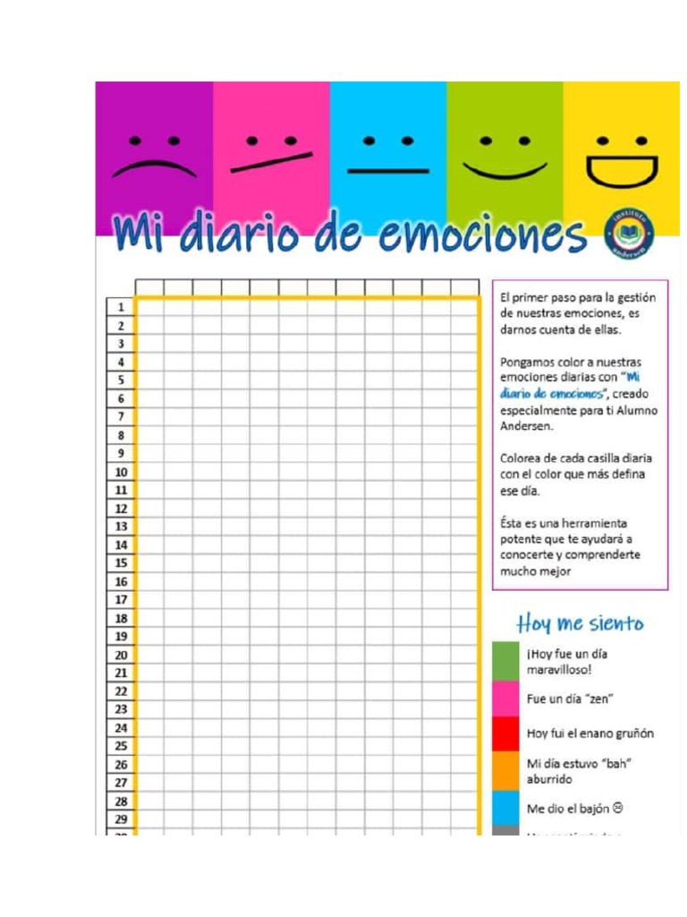 Diario Emociones | PDF
