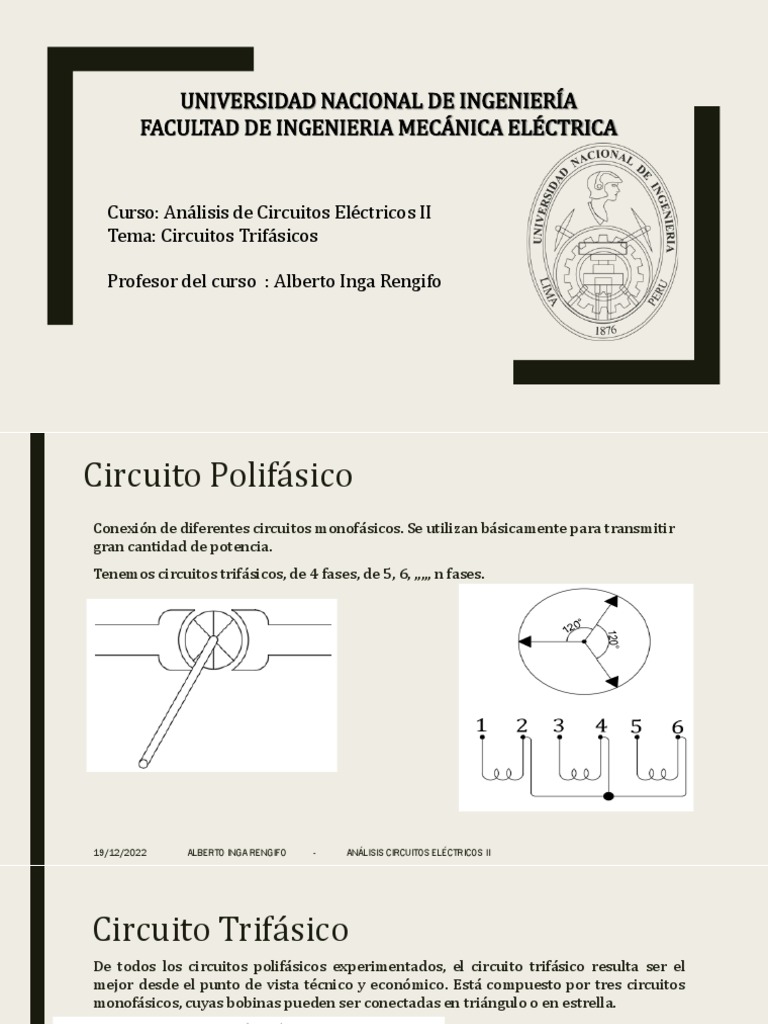Unidad5-1-Circuitos Trifásicos 13092020 | PDF | Corriente eléctrica | Energia electrica