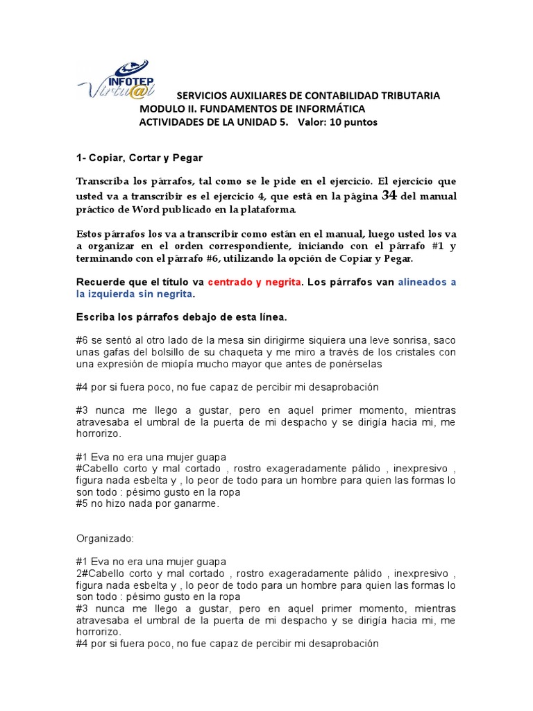 Ejercicio 6 Modulo 2 Contabilidad Tributaria | PDF