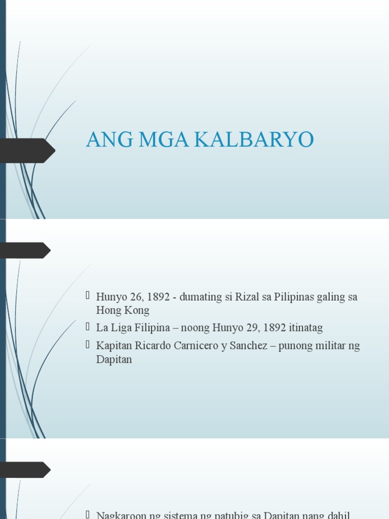 Ang Mga Kalbaryo | PDF