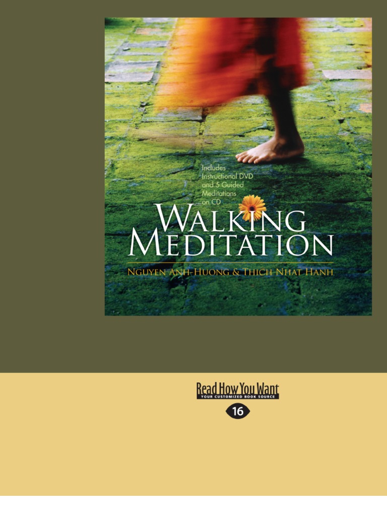 Walking Meditation Large Print | PDF | Breathing | Meditation