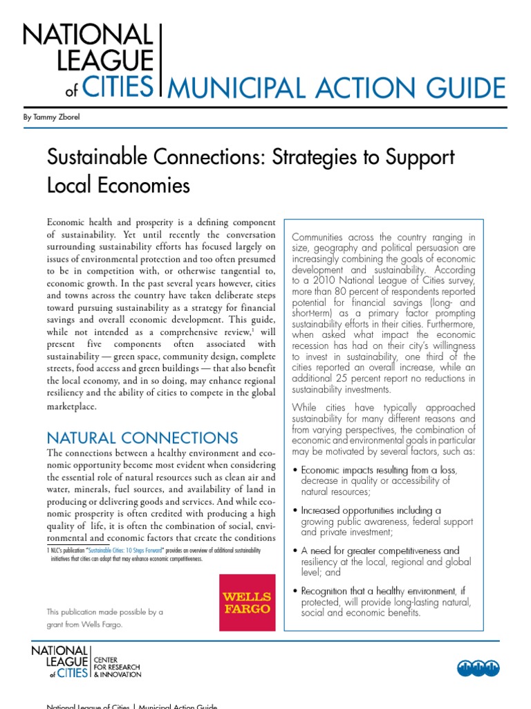 Sustainable Connections Strategies To Support Local Economies Mag Jun11 ...