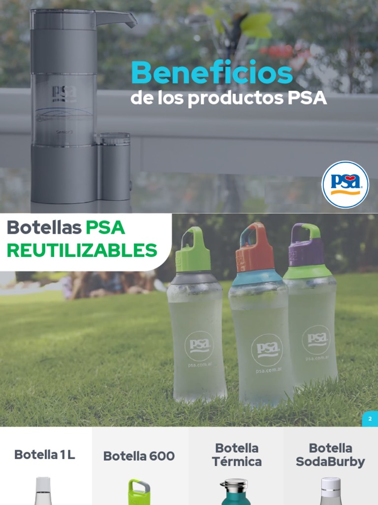 Beneficios Botellas Reutilizables PSA | PDF