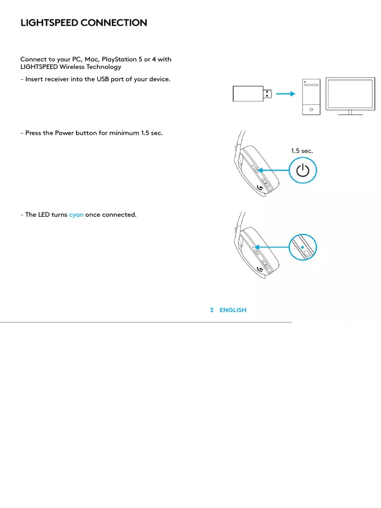 Manual de usuario Logitech G435 (Español - 39 páginas) | PDF