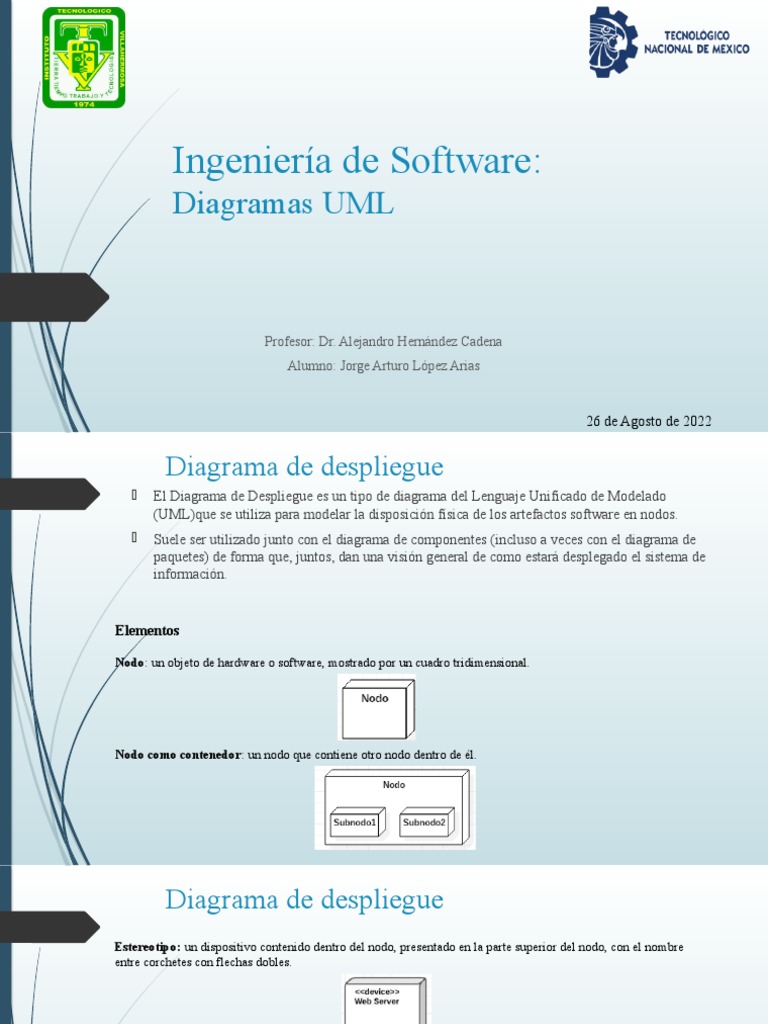 Ingeniería de Software:: Diagramas UML | PDF | Lenguaje de modelado ...