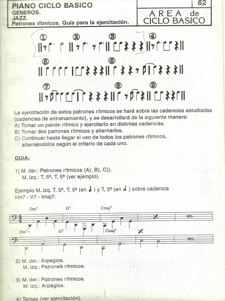 Patrones Rítmicos | PDF