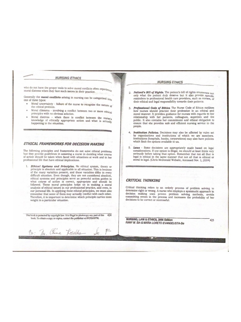 Bioethics Additional Notes | PDF