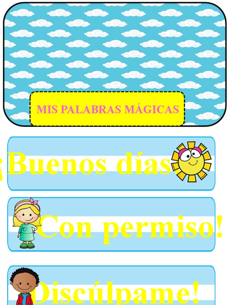 Mis Palabras Mágicas | PDF