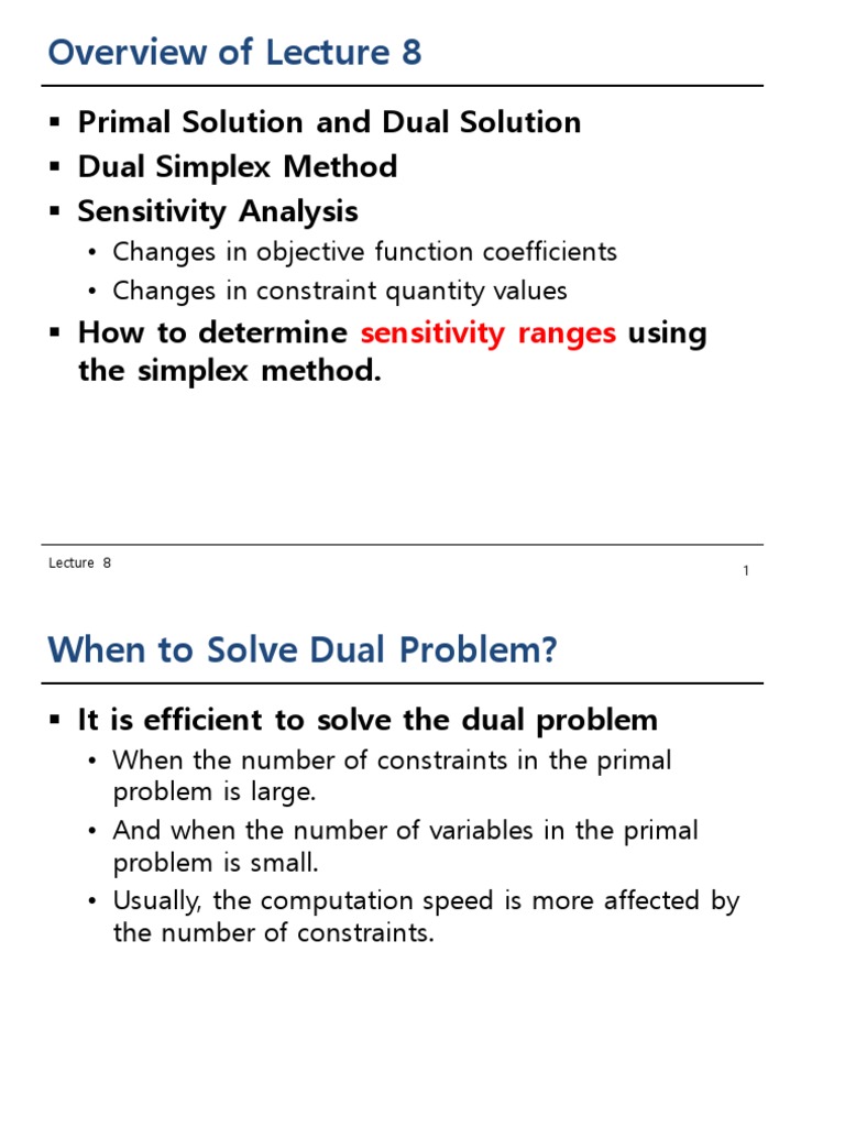 QM Lecture 8 2023 | PDF | Mathematical Optimization | Mathematical Logic