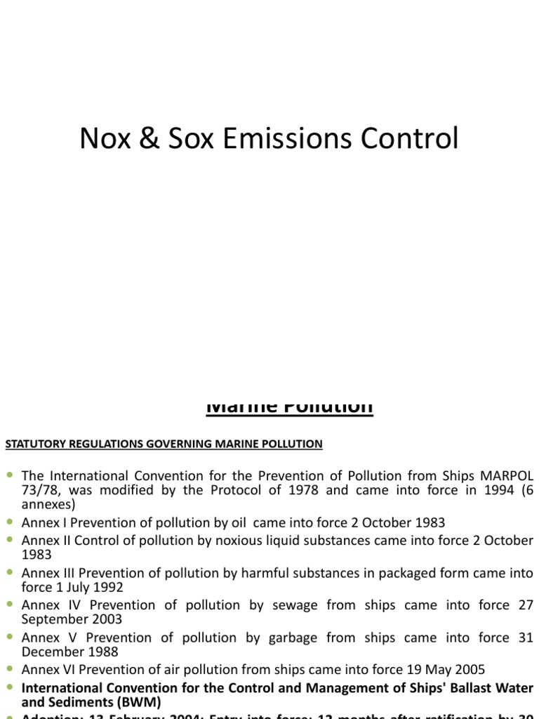 NOx SOx | Download Free PDF | N Ox | Internal Combustion Engine