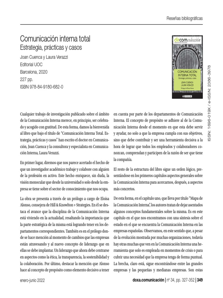 Rosaceu20,+10.+comunicacion Interna | PDF | Comunicación | Planificación estratégica