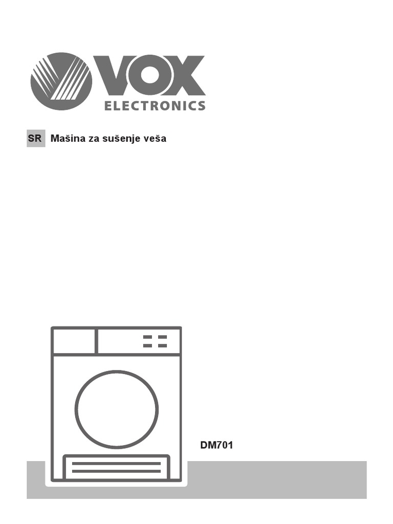 Masina Za Susenje Vesa WOX DM701 | PDF