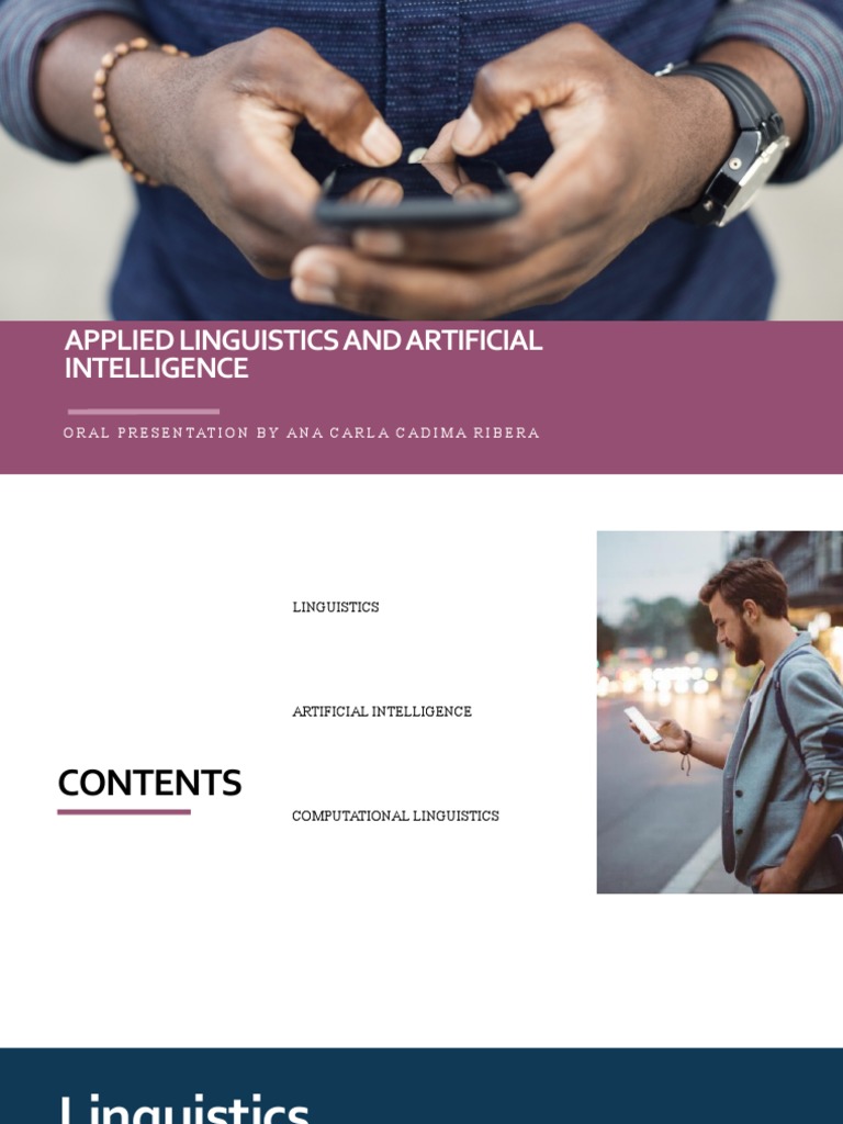 Applied Linguistics and Artificial Intelligence | PDF | Artificial Intelligence | Intelligence ...