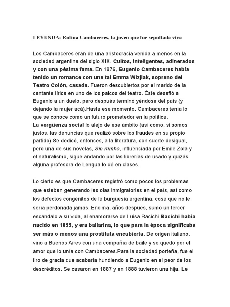 Leyenda Rufina | PDF | Novela negra, policíaca y suspenso