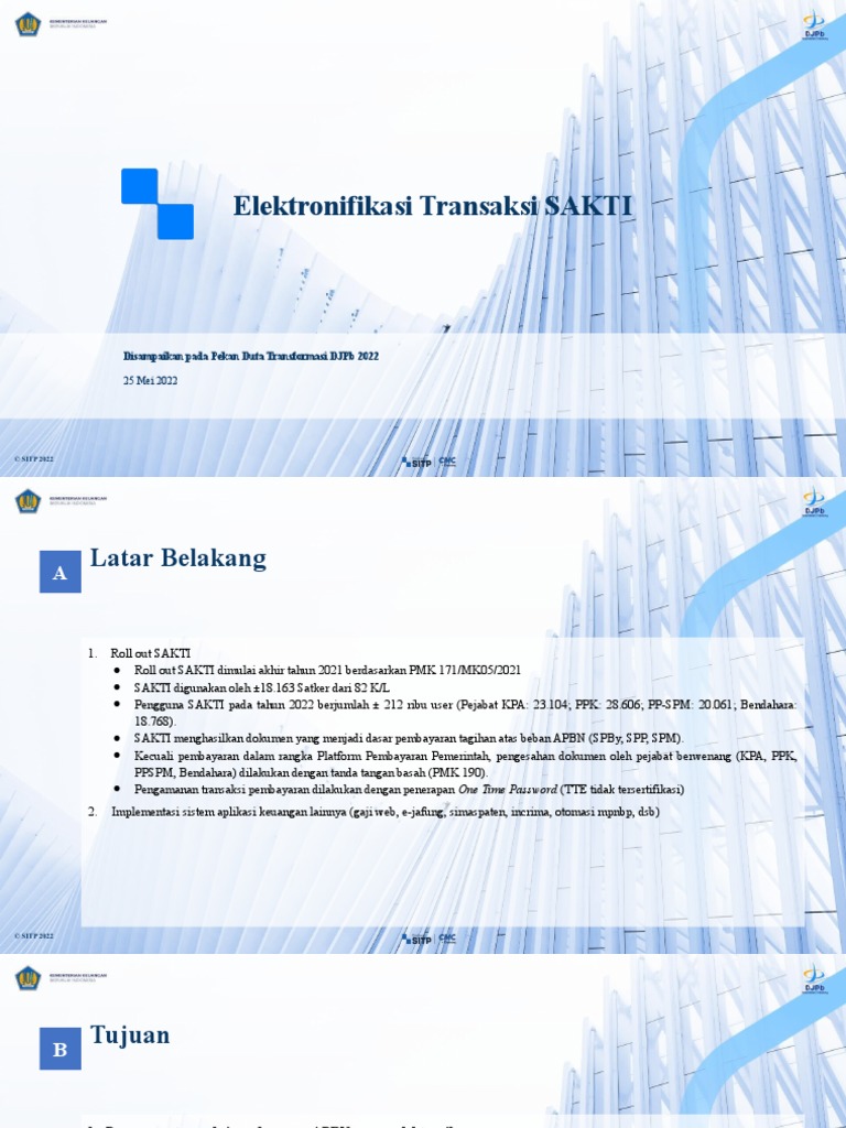 03 05 Paparan QW12 Elektronifikasi Transaksi SAKTI SITP | PDF