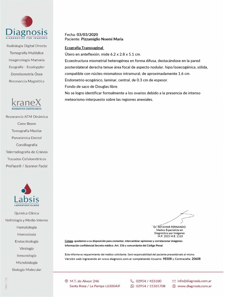 Ecografia Transvaginal: Dr. Retamar Fernando Medico Especialista en ...