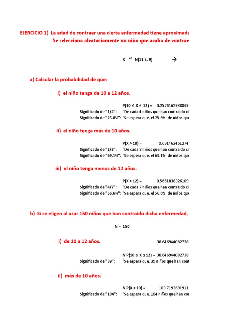TEMA 5 - (EJERCICIOS RESUELTOS EN EXCEL - ESTADÍSTICA - ING. AMBIENTAL) - (2020-2) | PDF ...