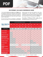 Incoterms® 2020 Chart of Responsibilities | PDF | International Trade ...