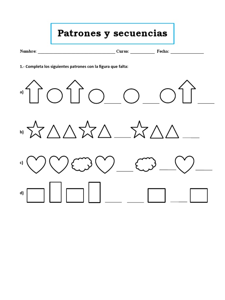 Patrones y Secuencias | PDF