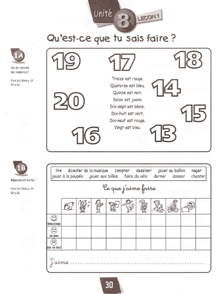 Alex Et Zoe 1 Cahier Activites 7 | PDF