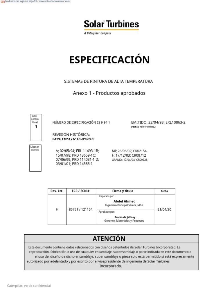 ES9 94 1 Rev H.en - Es | PDF