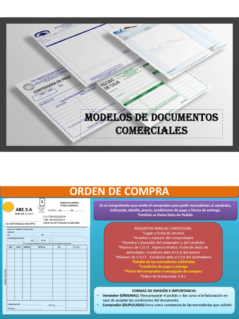 Modelos documentos comerciales | PDF | Factura | Business