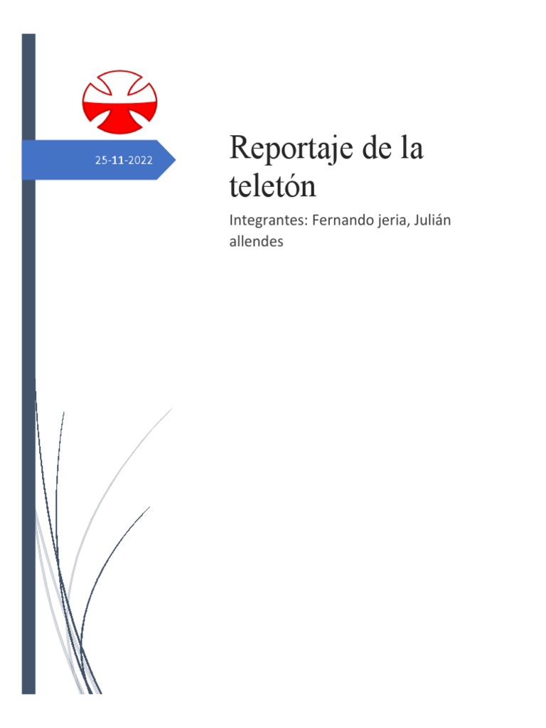 Reportaje de La Teletón 1 | PDF