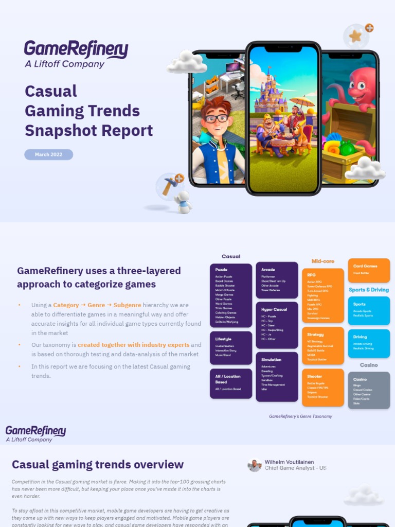 Casual Gaming Trends Snapshot Report March 2022 | PDF | Mobile Game ...