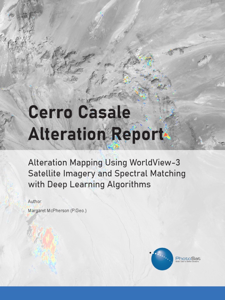 Cerro Casale Alteration Report WV3 1 | PDF | Image Resolution | Infrared Cerro Casale Alteration Report WV3 1 | PDF | Image Resolution | Infrared