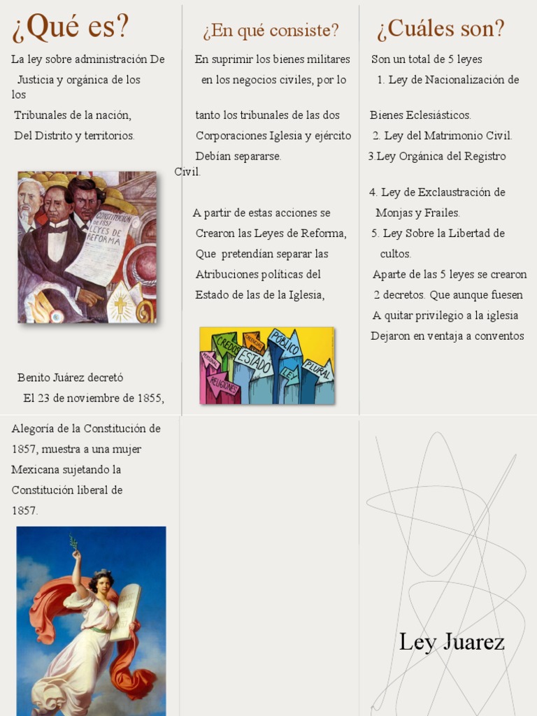 Ley Juarez (Triptico) | PDF