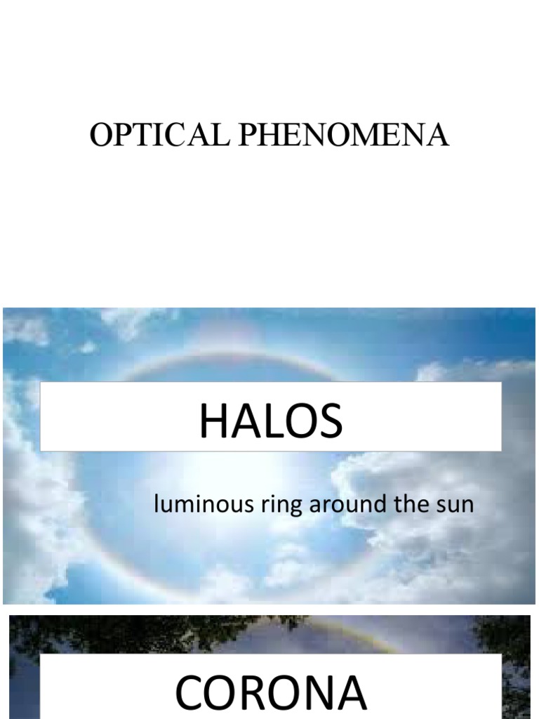 Luminous Optical Phenomena Explained | PDF | Social Science | Art