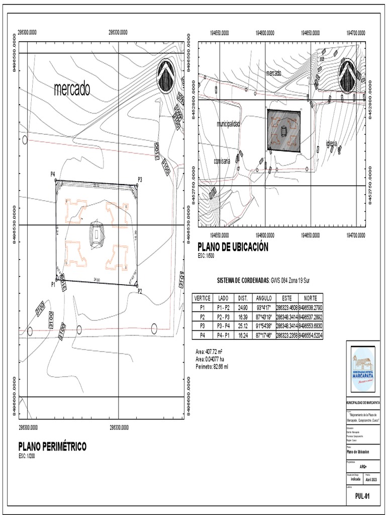 Plano Ubicacion Marcapta-Layout1 | PDF