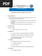 Detailed Lesson Plan About Force and Motion | PDF | Force | Lesson Plan