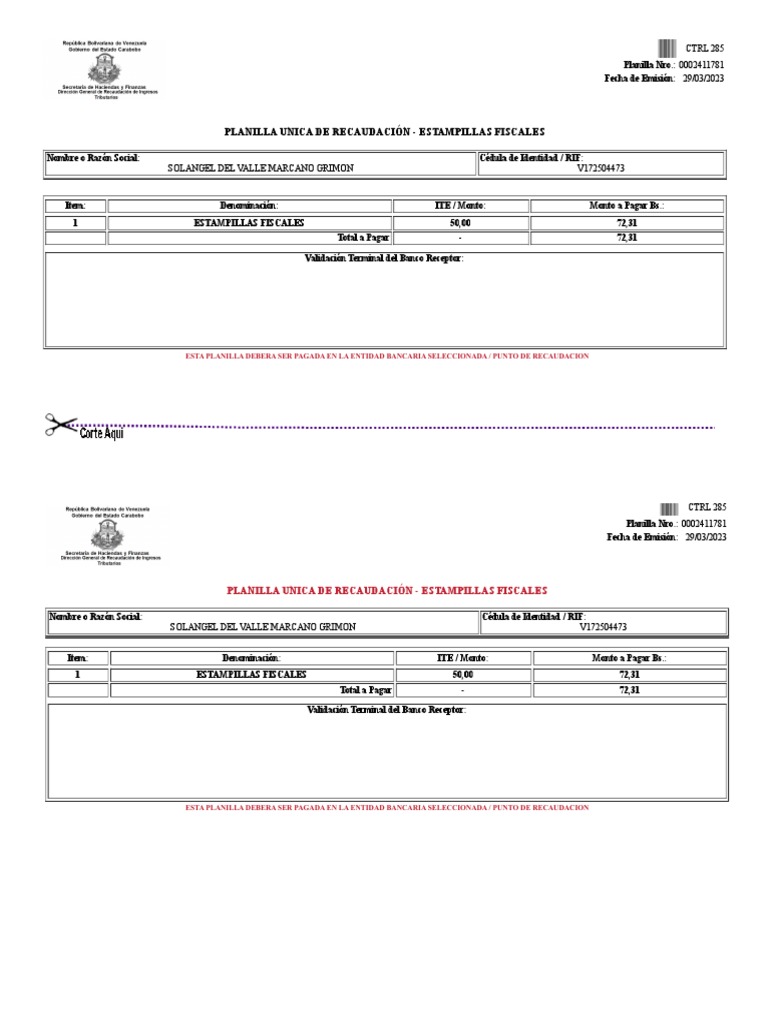 Planilla 1 | PDF | Bancario