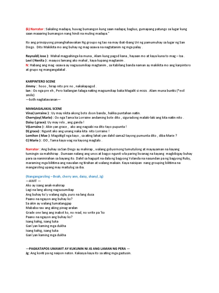 Filipino (Script) | PDF