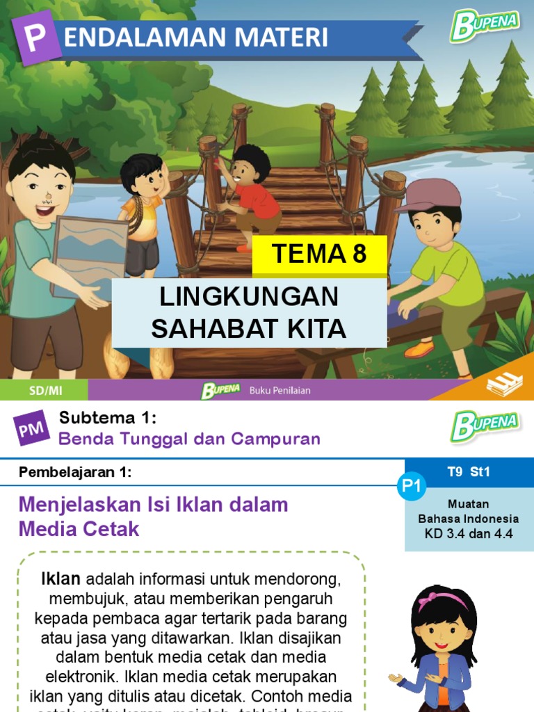 Bupena 5d Tema 9 Subtema 1 | PDF