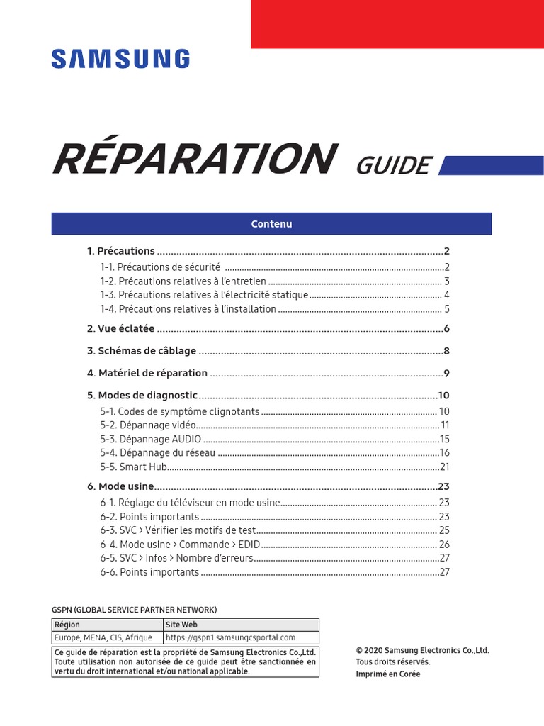Repair Guide-LS03TAUXXC | PDF | Décharge électrostatique | Électricité