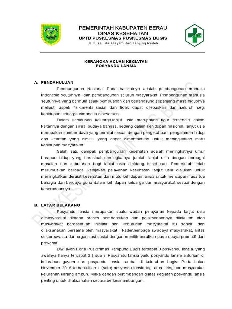 Kak Posyandu Lansia | PDF | Pengembangan Diri | Kesehatan Holistik