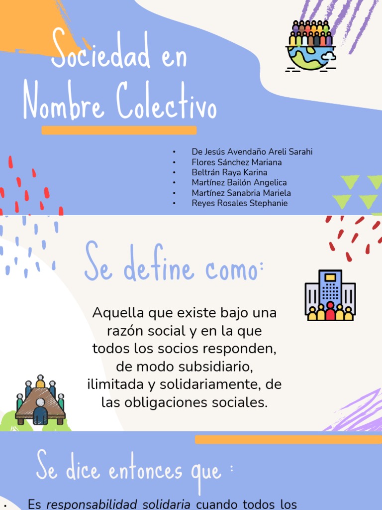 Sociedad en Nombre Colectivo | PDF | Economias | Business