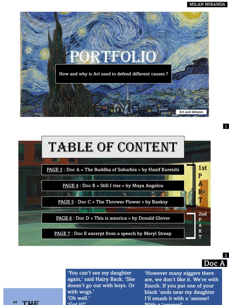 Oral Bac Portfolio 2 PDF | PDF