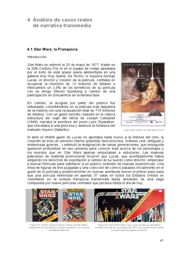Elementos Transmedia en Star Wars | PDF | Guerra de las Galaxias ...