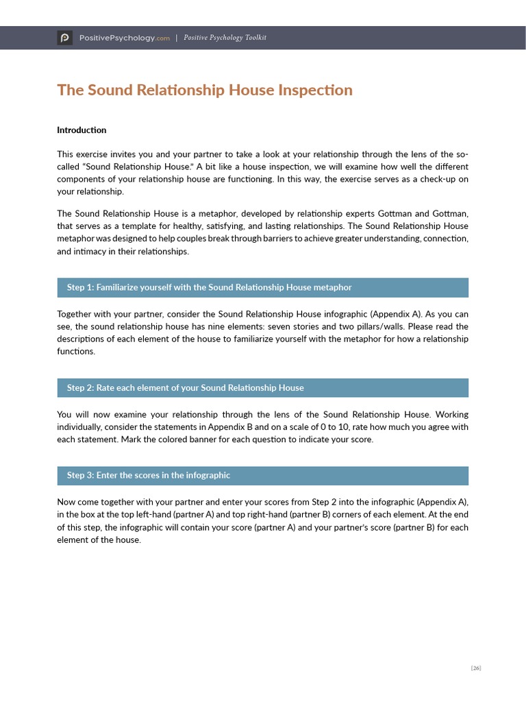 Relationship - Sound House Worksheet | PDF | Humour | Feeling