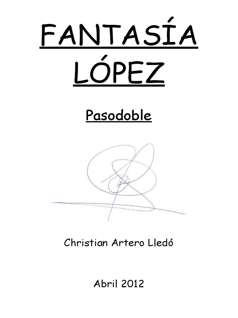 Fantasía López - Christian Artero Lledó | PDF