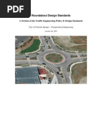Roundabout Design - Part 1 | PDF | Technical Drawing | Lane