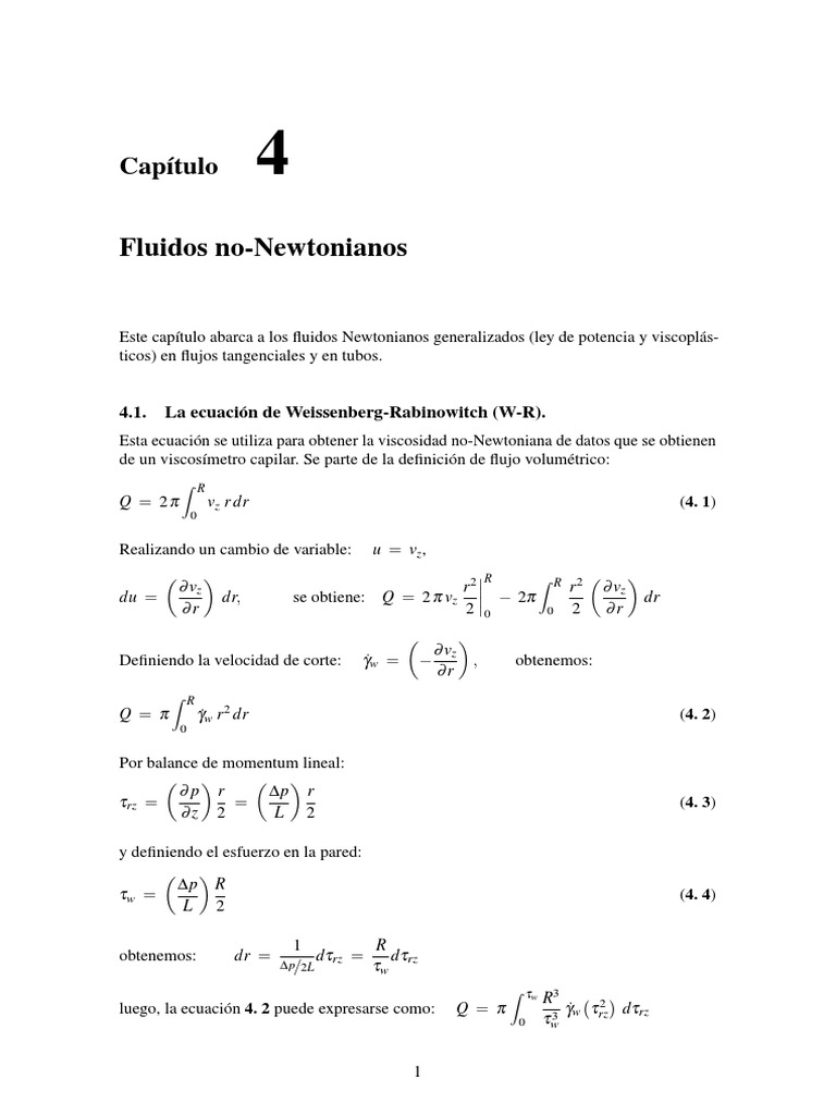 Cap Tulo 4 L1 | Descargar gratis PDF | Viscosidad | Impulso