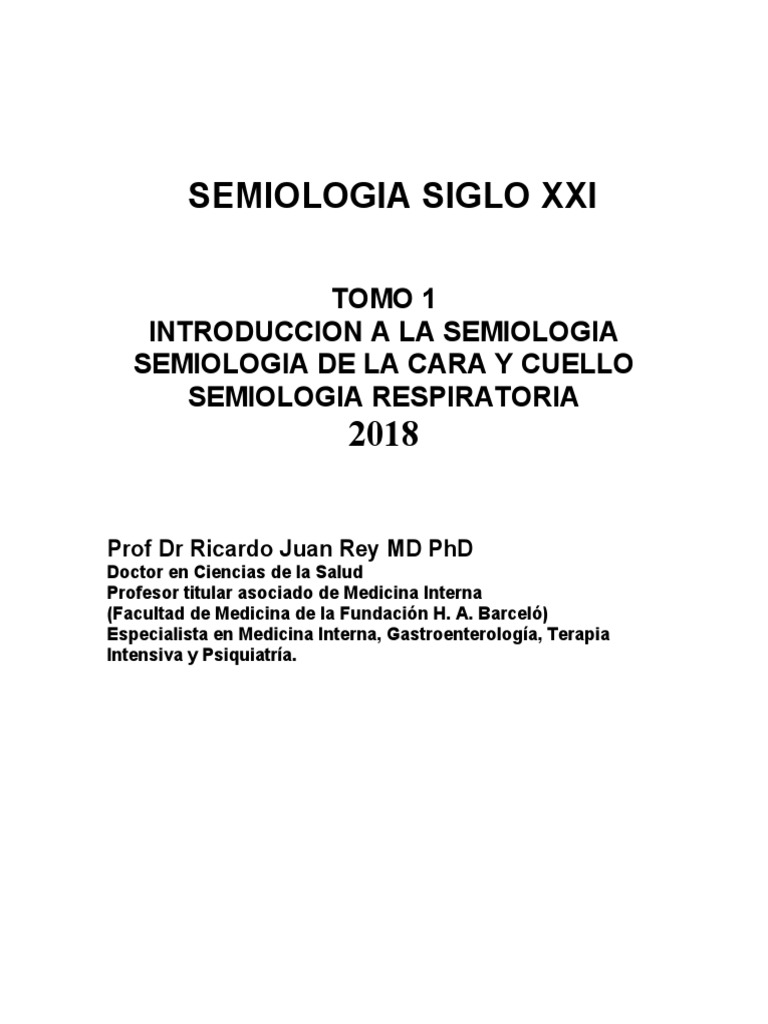 Libro Semio Siglo Xxi - Tomo 1 | PDF | Odontología | Tos