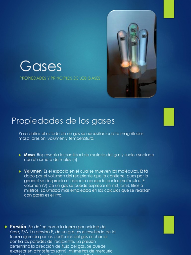 Gases Quimica 2 Pdf Celsius Presión